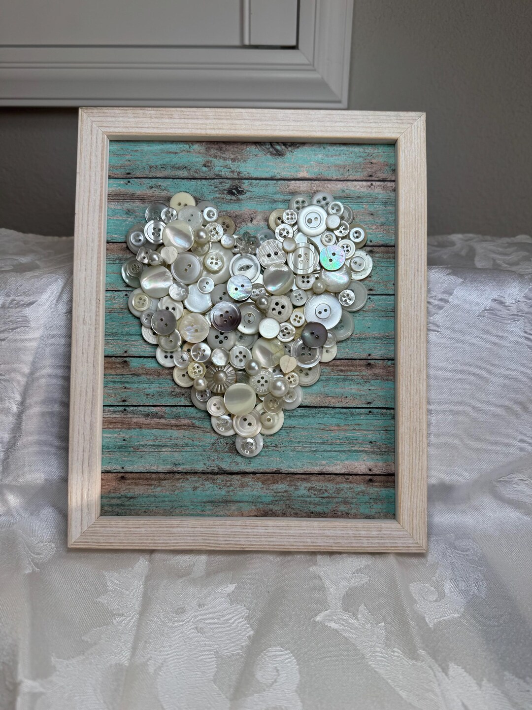Button Art Heart - Etsy