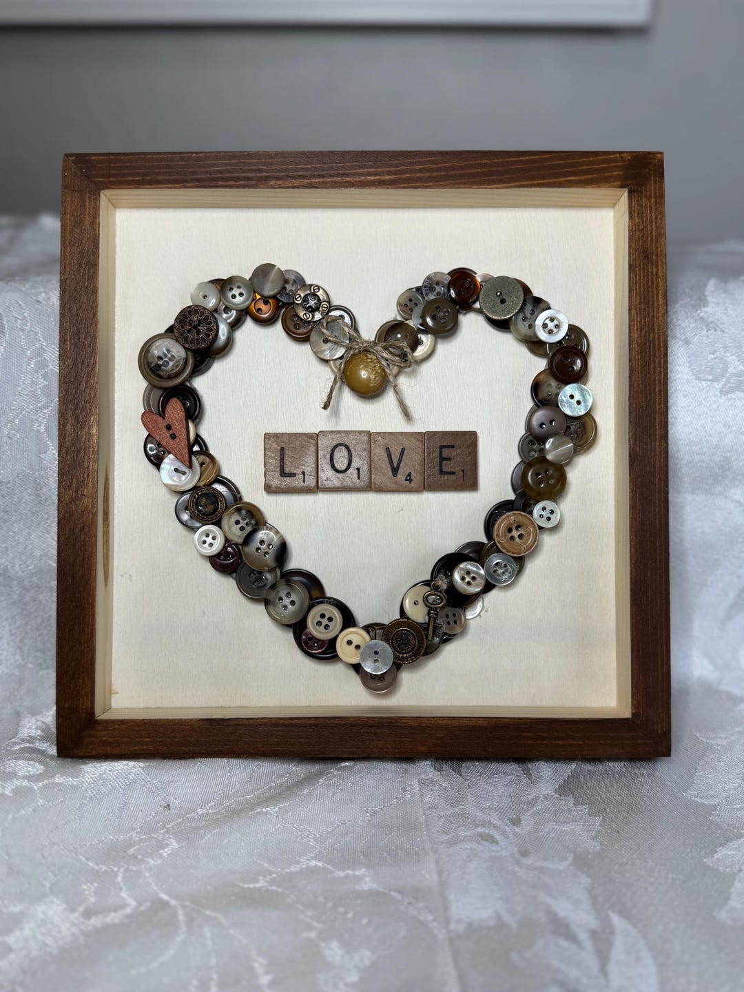 Button Art Heart - Etsy