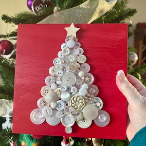 Button Art Christmas Tree - Etsy
