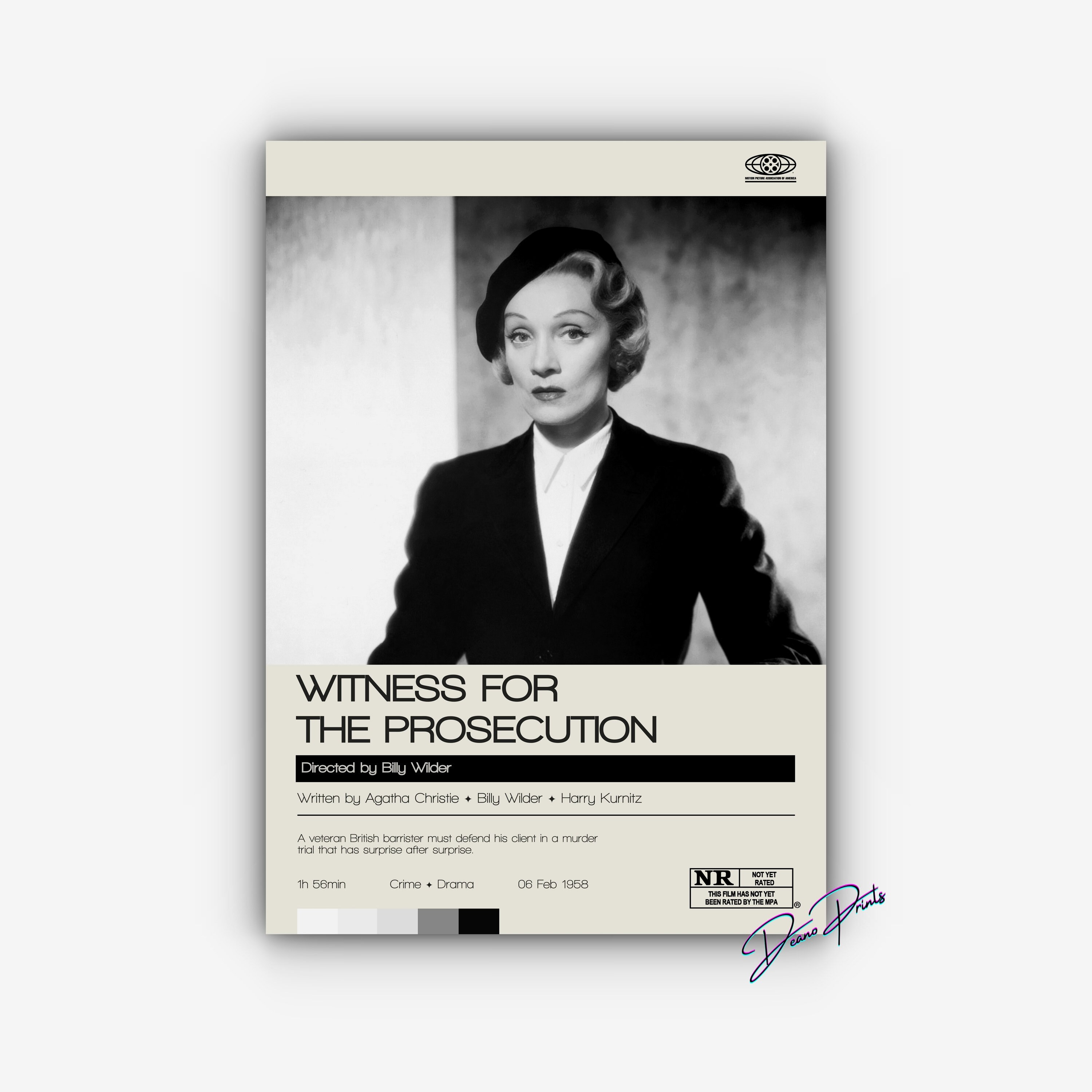 Witness For The Prosecution Poster