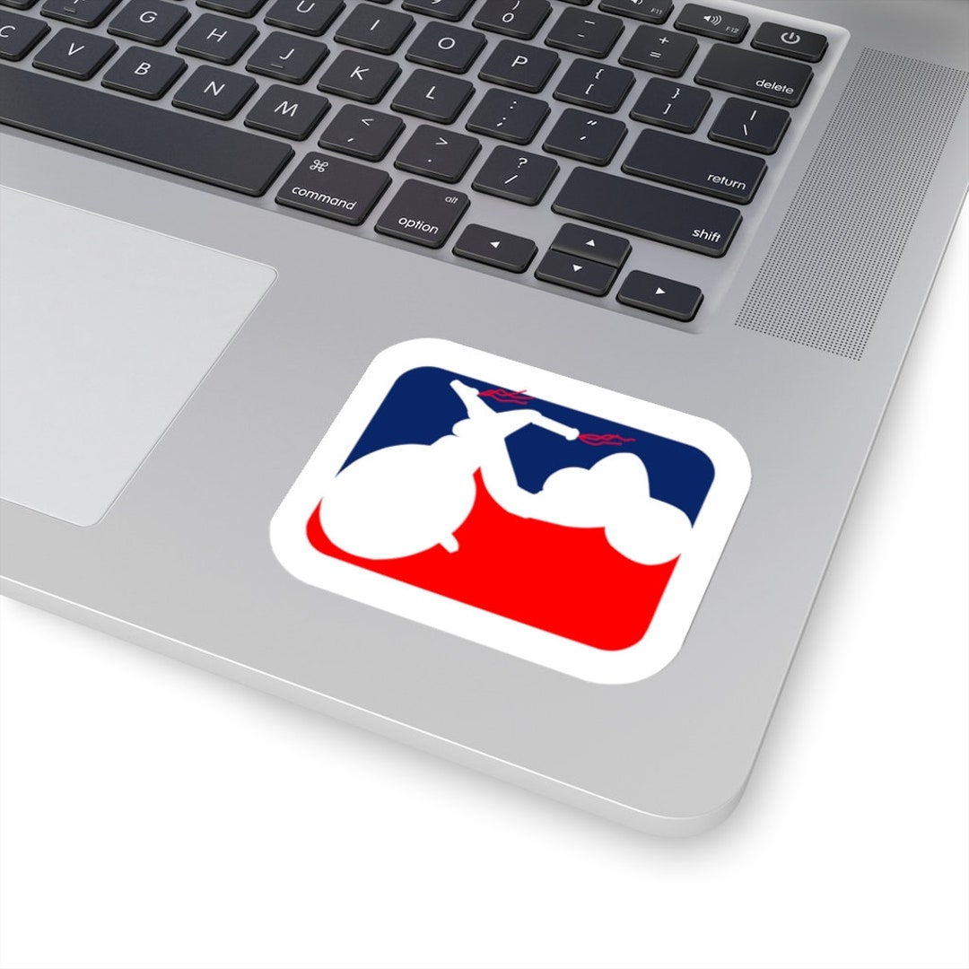Big Wheel Vinyl Sticker in 3", 4" or 6" | Red, White and Blue Large ...