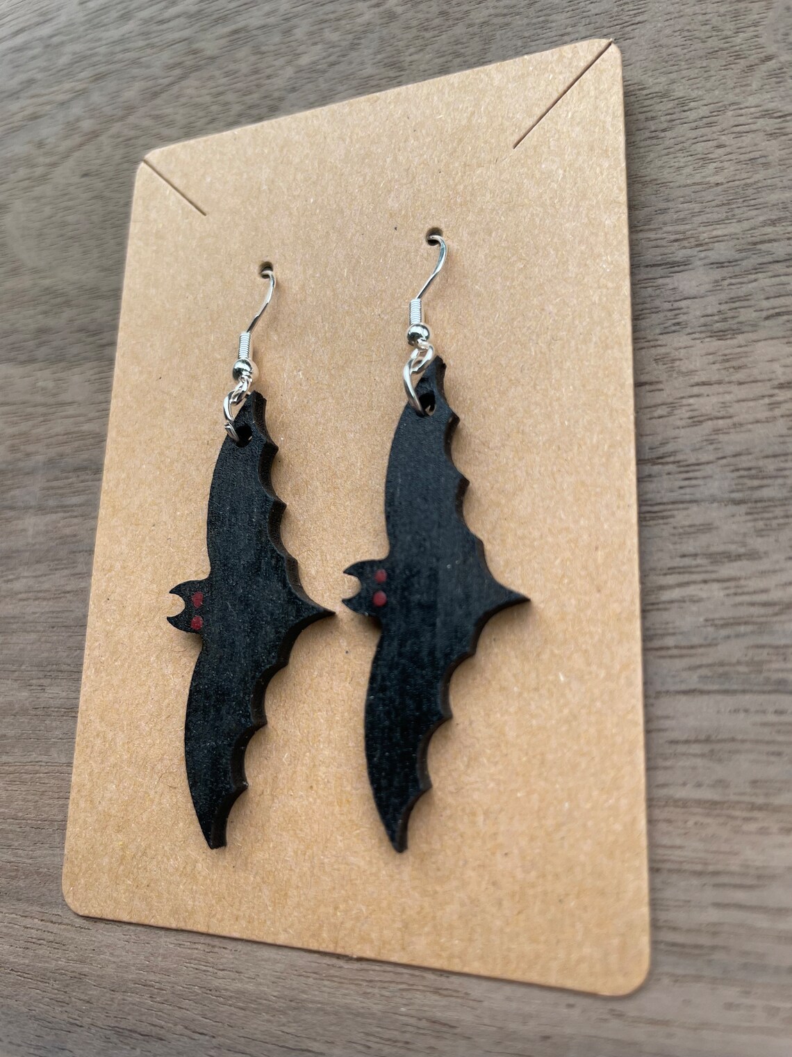 Spooky Bat Earring SVG Laser Cut File Digital Download - Etsy