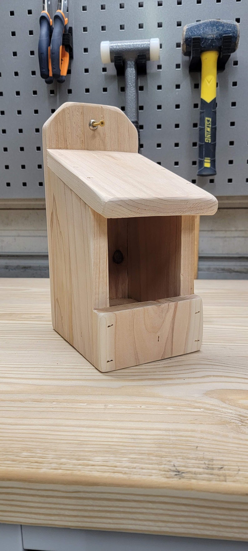 Cedar Nest Box Birdhouse - Etsy