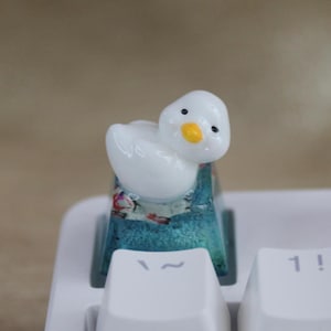 Handmade Resin Duck Keycap, Goose Keycap, Animal Keycaps, Cute Keycaps ...