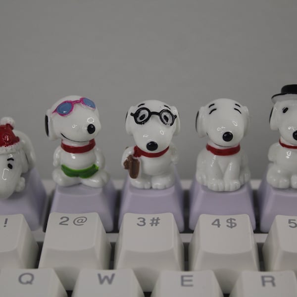 Snoopy Keycaps - Etsy
