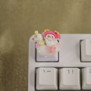 Kawaii Character Keycaps, Swan Keycaps, Animal Keycaps, Cute Keycaps ...