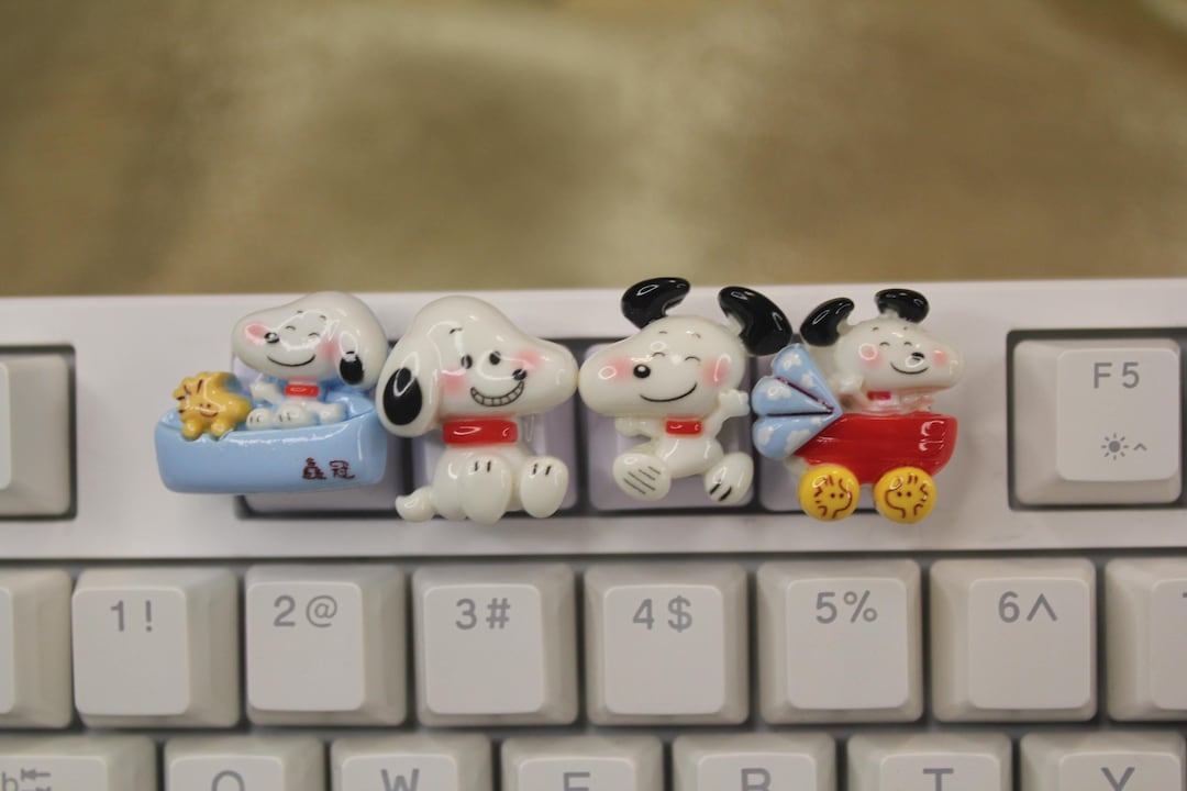 Kawaii Snoop Keycaps, Dog Keycaps, Animal Keycaps, Cute Keycaps - 1pc ...