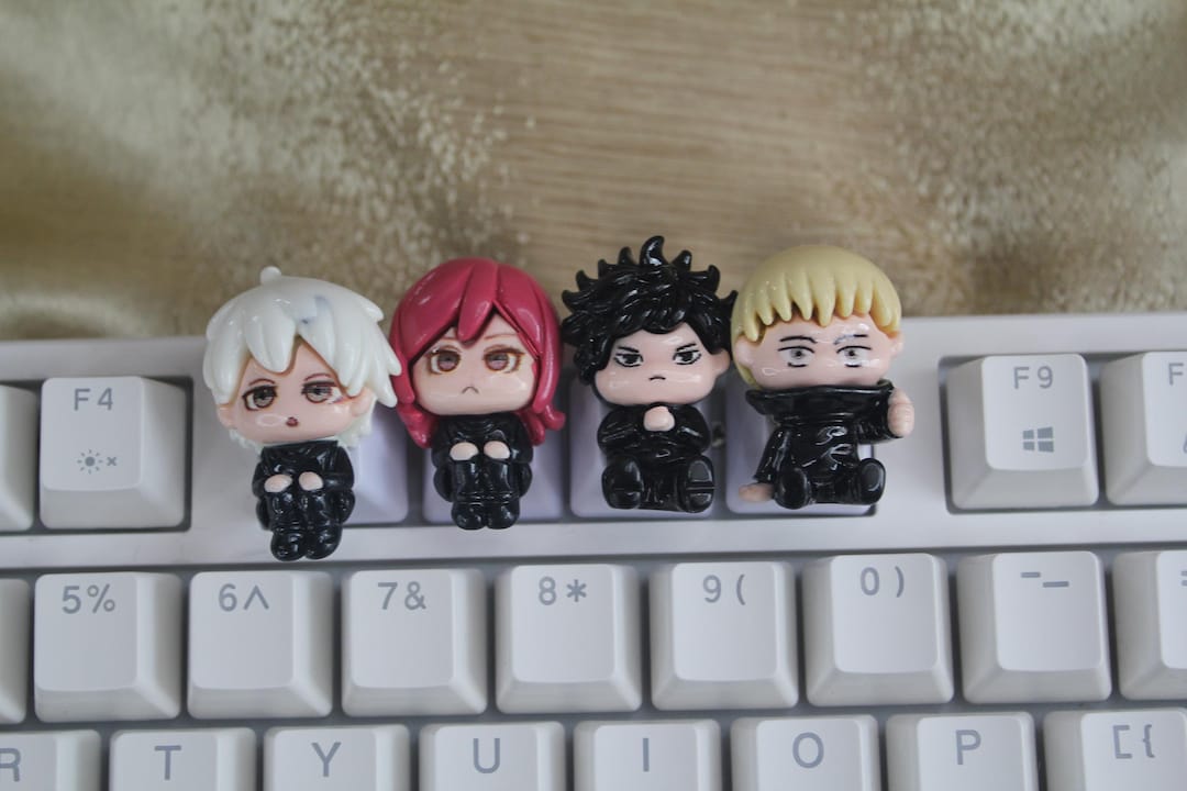 Kawaii Anime Inspired Keycaps, Jujutsu Keycaps, Gojoe Keycap, Cute ...