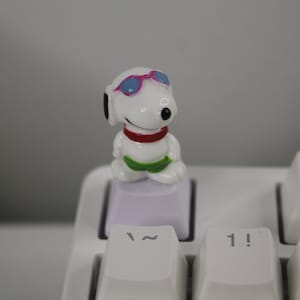 Kawaii Snoop Keycaps, Dog Keycaps, Animal Keycaps, Cute Keycaps - 1pc ...