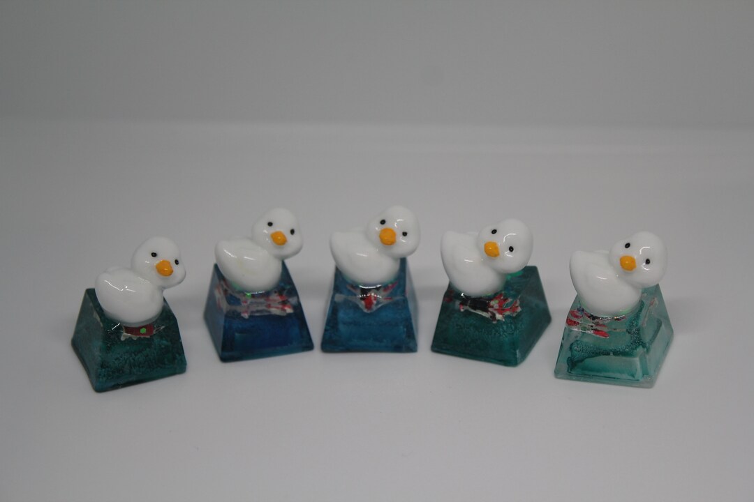 Kawaii Duck Character Keycaps, Goose Keycap, Animal Keycaps, Cute ...