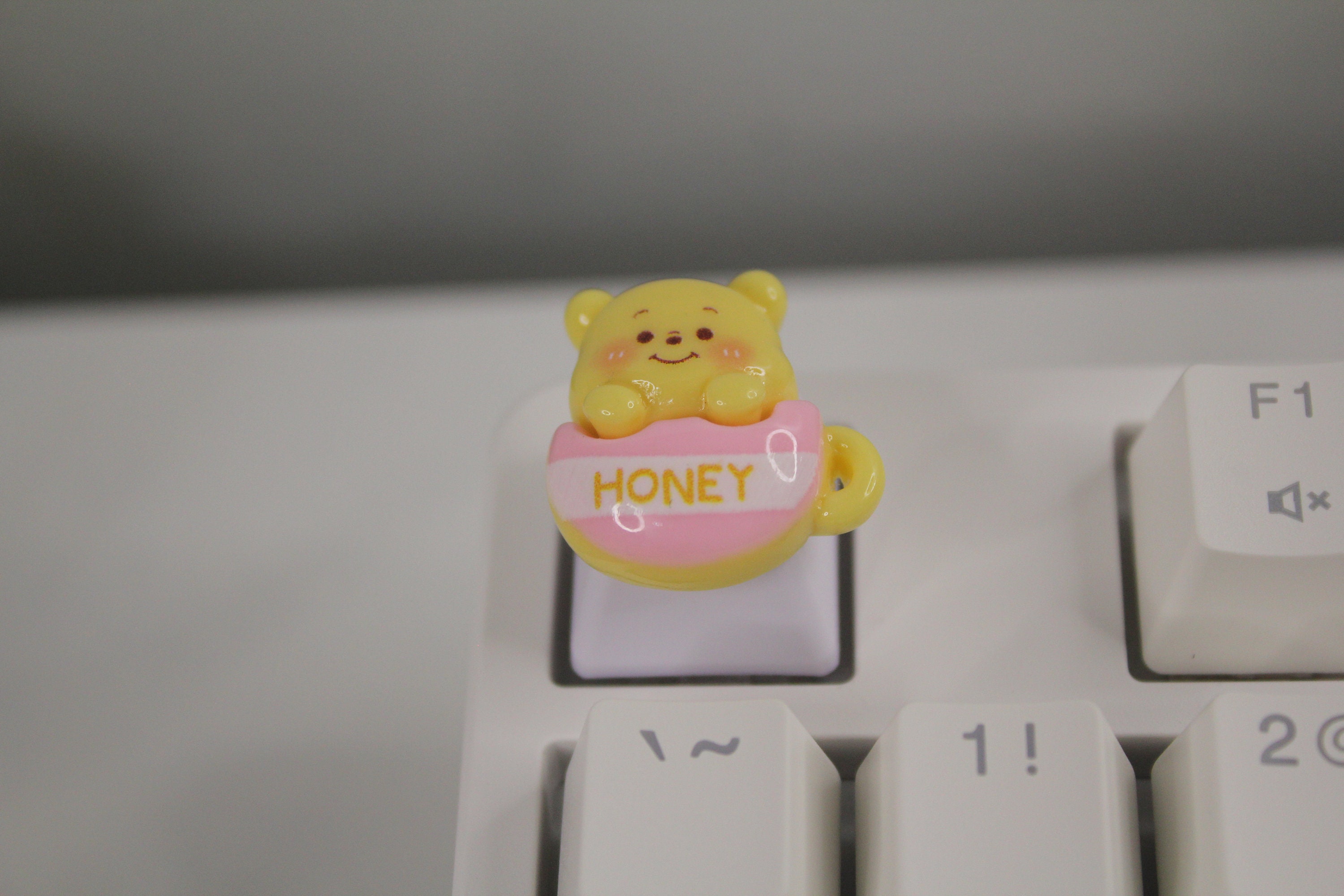 Kawaii Winnie the Pooh Keycaps, Bear Keycaps, Animal Keycaps, Cute ...