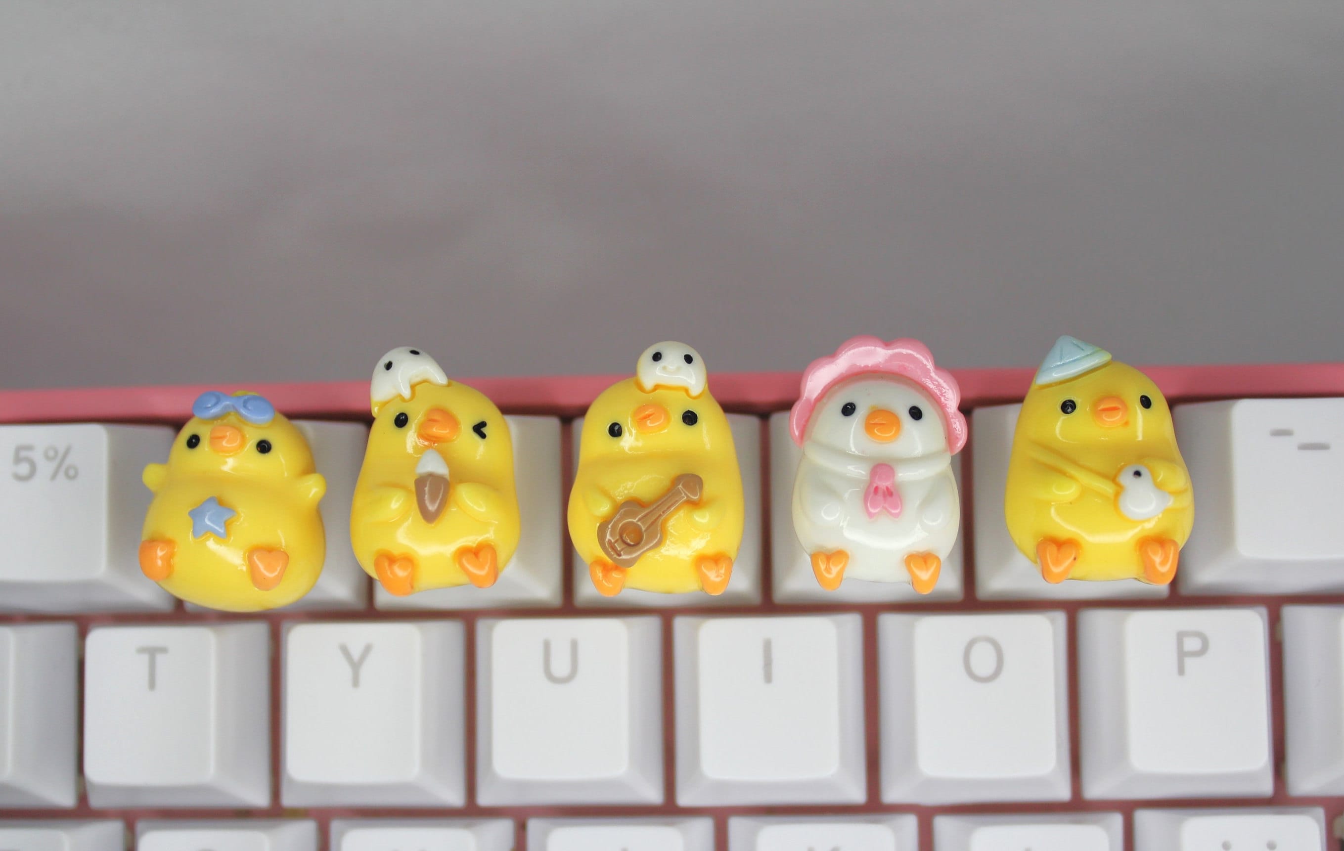 Kawaii Duck Character Keycaps, Animal Keycaps, Cute Keycaps 1pc - Etsy