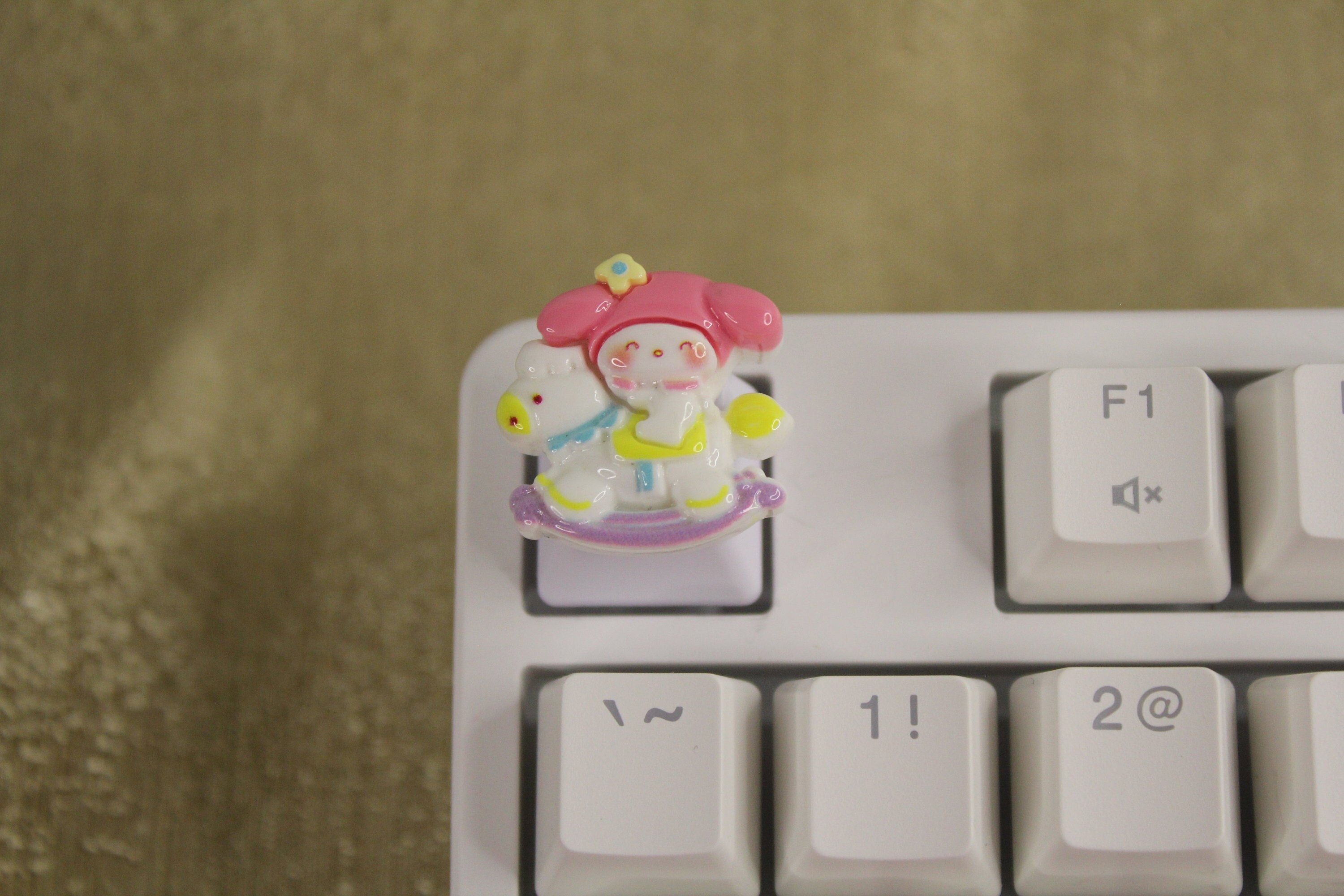 Kawaii Character Keycaps, Rockinghorse Keycap, Kitty Keycaps, Animal ...