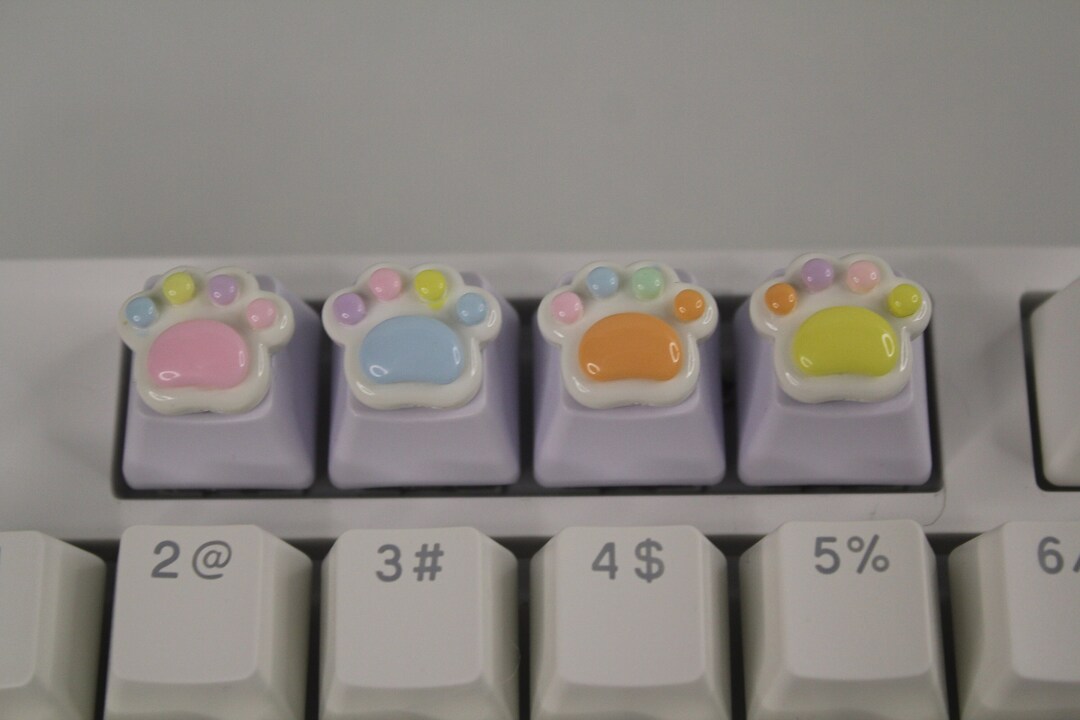 Kawaii Paw Keycaps, Dog Paw Keycaps, Dog Keycaps, Shiba Keycap, Animal ...