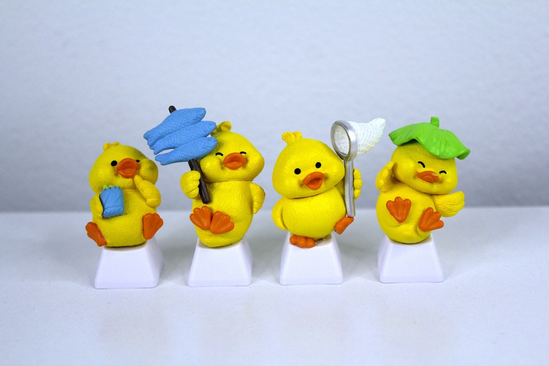Kawaii Duck Character Keycaps, Animal Keycaps, Cute Keycaps 1pc - Etsy