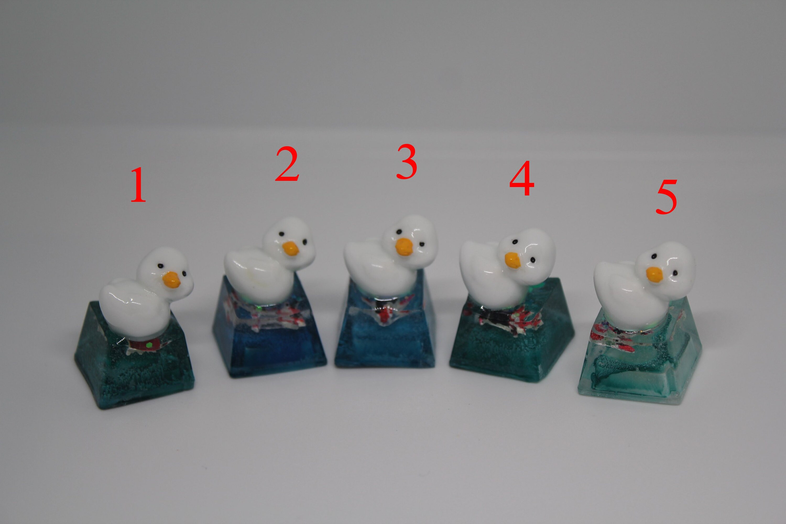 Kawaii Duck Character Keycaps, Goose Keycap, Animal Keycaps, Cute ...