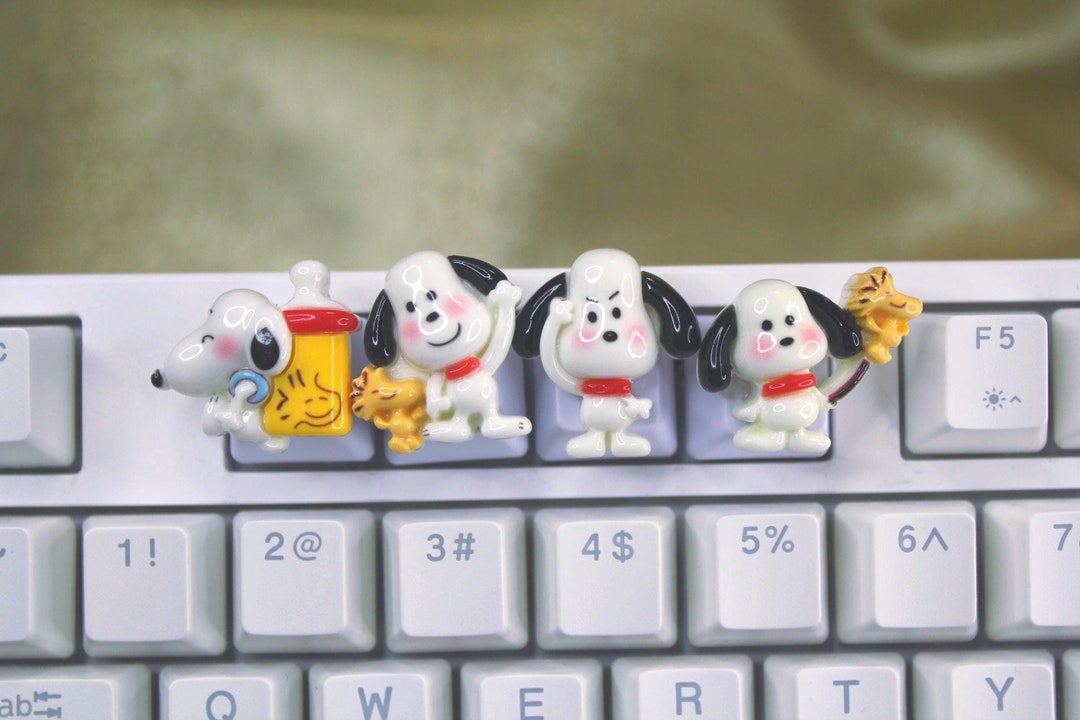 Kawaii Snoop Keycaps, Dog Keycaps, Animal Keycaps, Cute Keycaps - 1pc ...