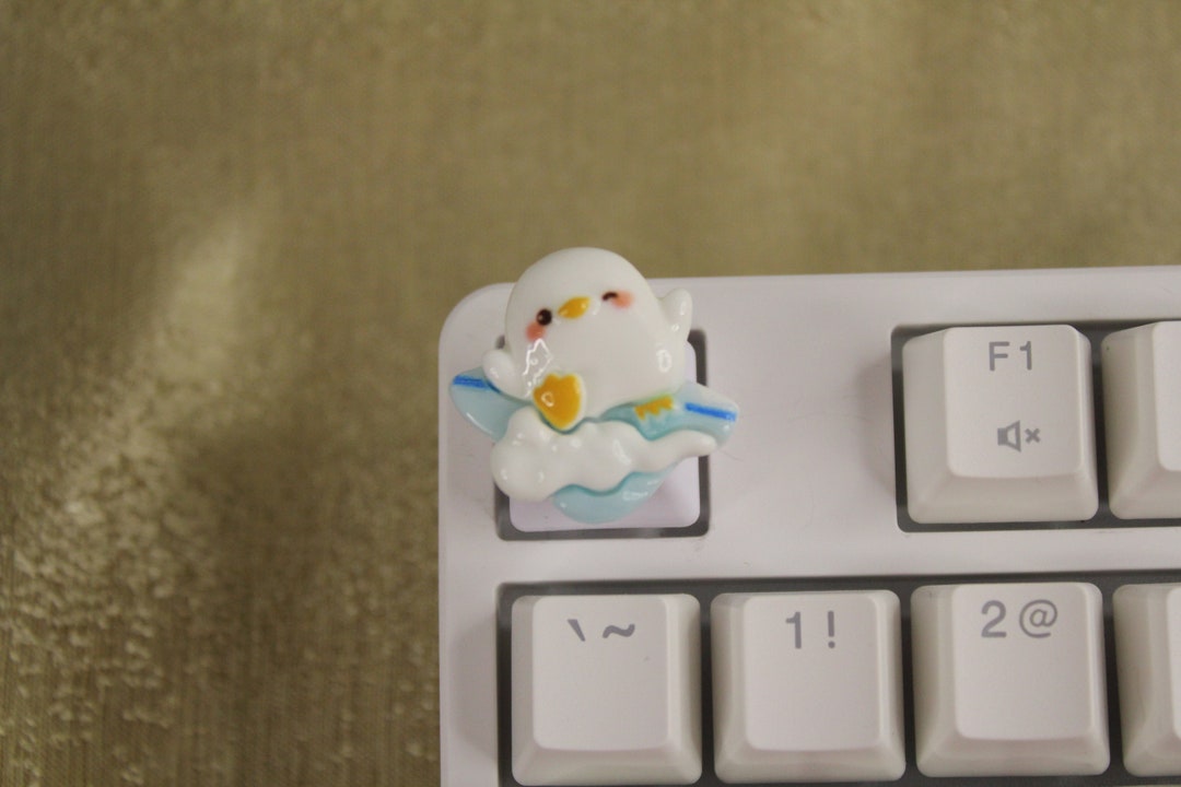 Kawaii Duck Character Keycaps, Animal Keycaps, Cute Keycaps - 1pc - Etsy