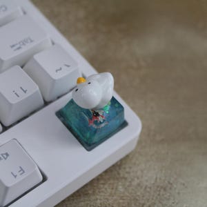 Handmade Resin Duck Keycap, Goose Keycap, Animal Keycaps, Cute Keycaps ...