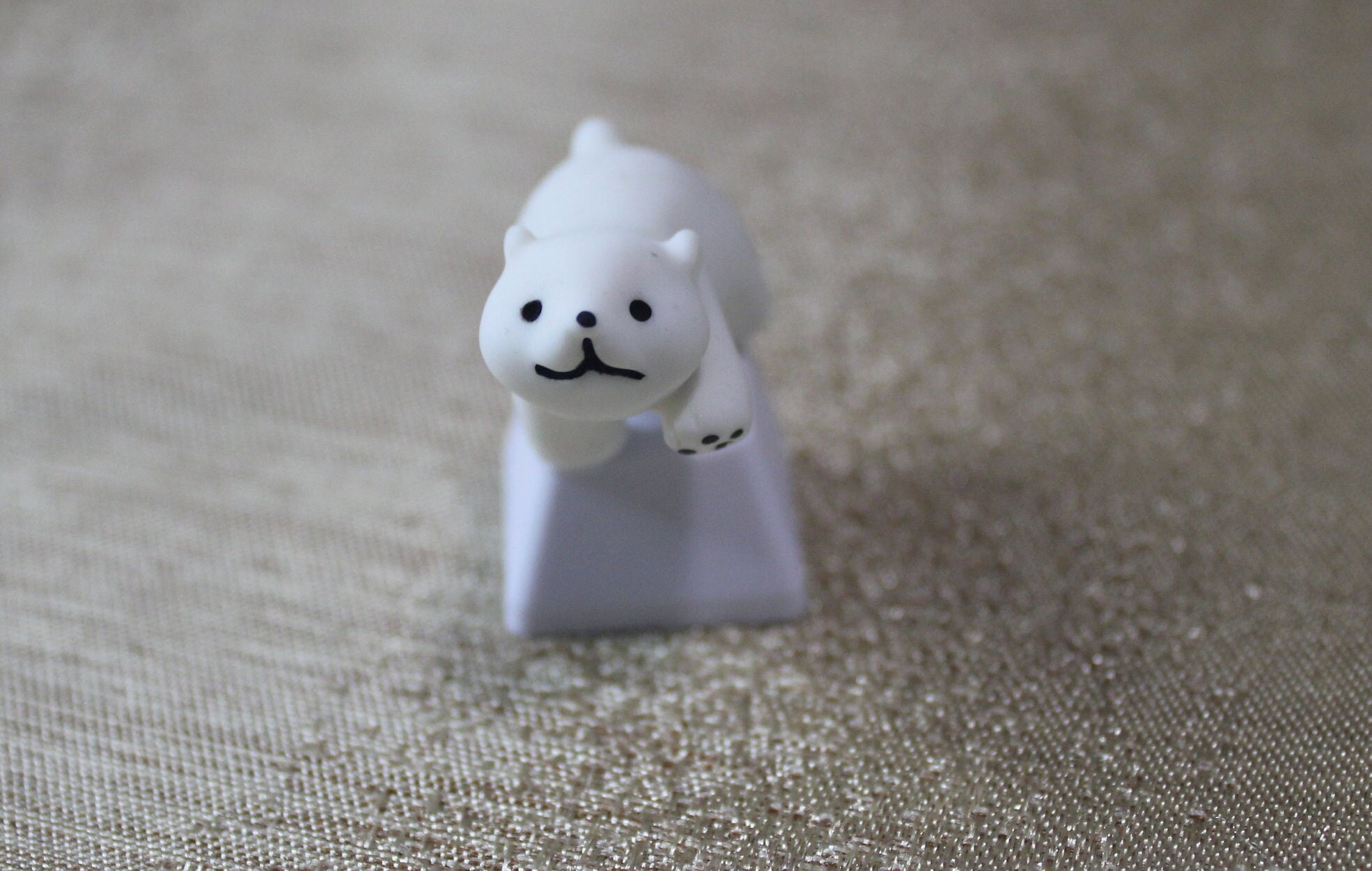 Kawaii Christmas Polar Bear Keycaps, Animal Keycaps, Cute Keycaps 1pc ...