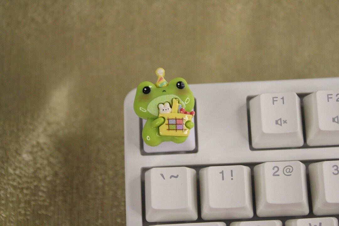 Kawaii Frog Character Keycaps, Animal Keycaps, Cute Keycaps, Birthday ...