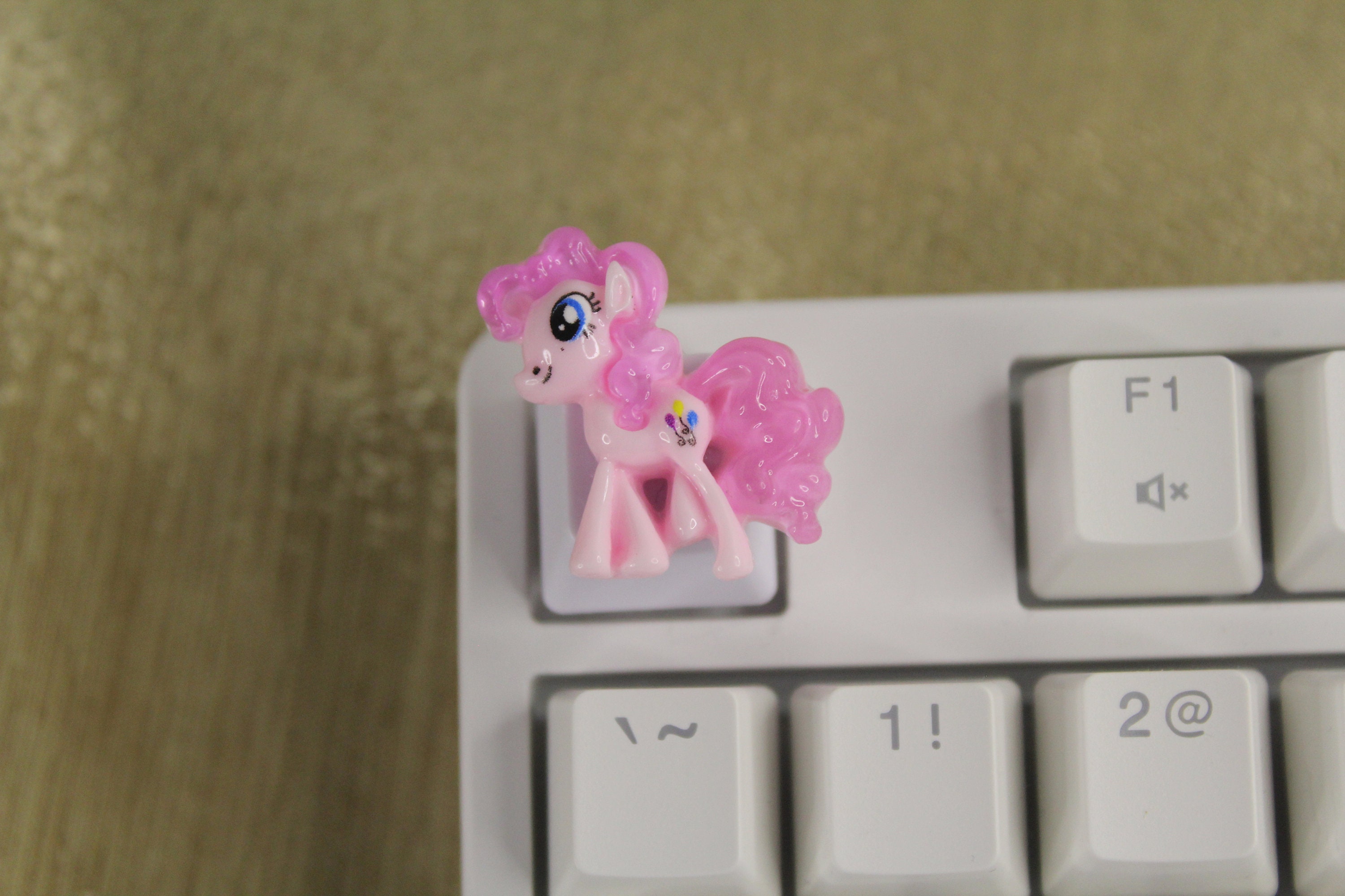 Kawaii My Little Pony Inspired Keycaps, Pinkie Pie Keycaps, Apple Jack ...