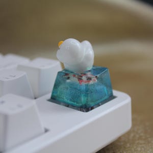 Handmade Resin Duck Keycap, Goose Keycap, Animal Keycaps, Cute Keycaps ...