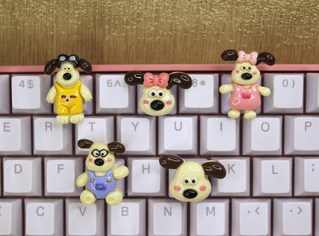 Cartoon Character Keycap, Kawaii Character Keycap, Grommit Keycap, Dog ...