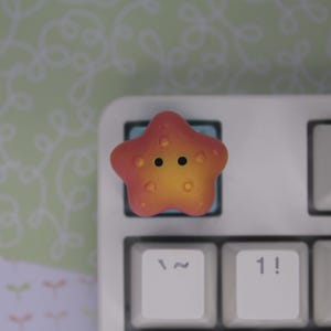 Kawaii Sea Creature Character Keycaps, Fish Keycap, Animal Keycaps ...