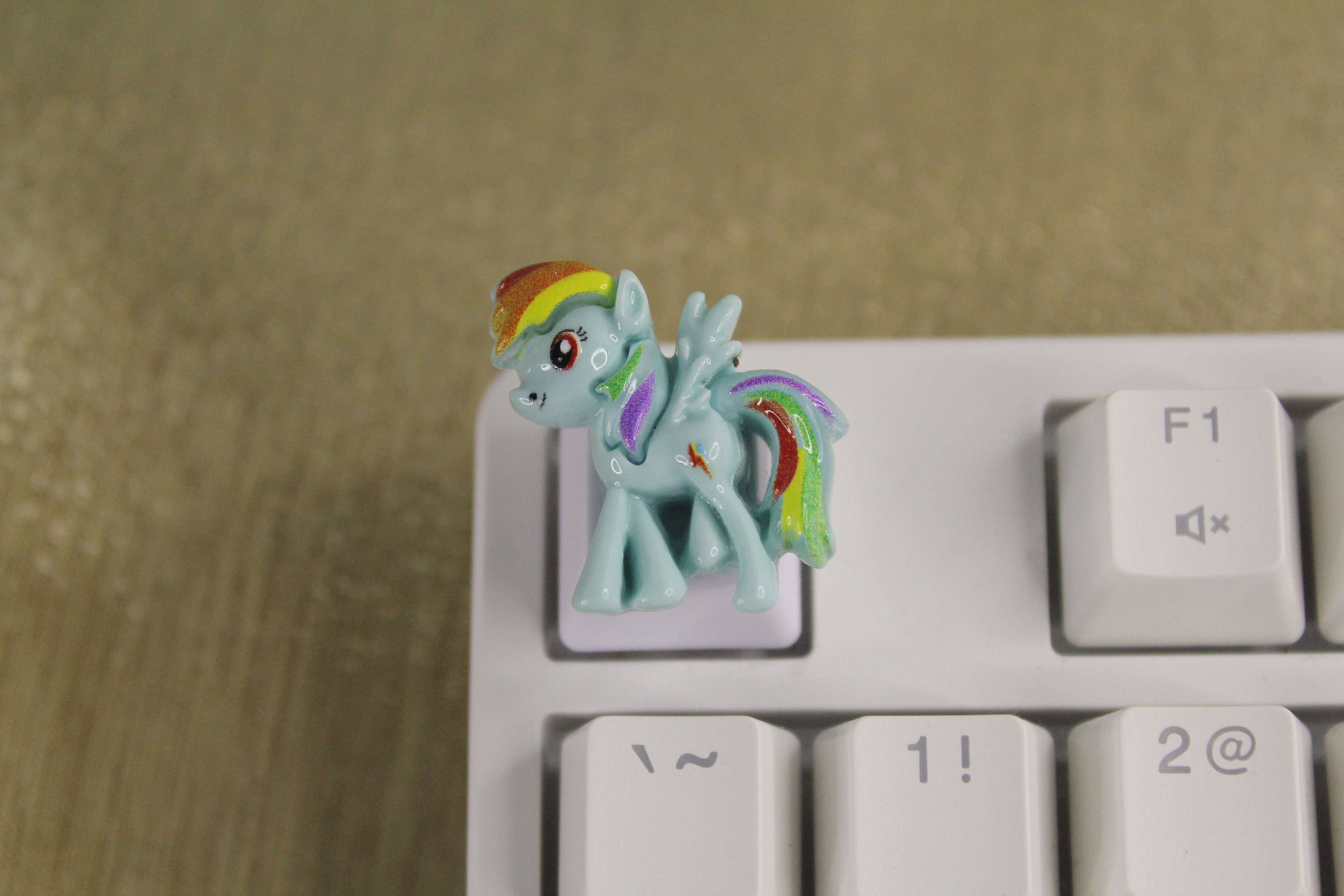 Kawaii My Little Pony Inspired Keycaps, Pinkie Pie Keycaps, Apple Jack ...