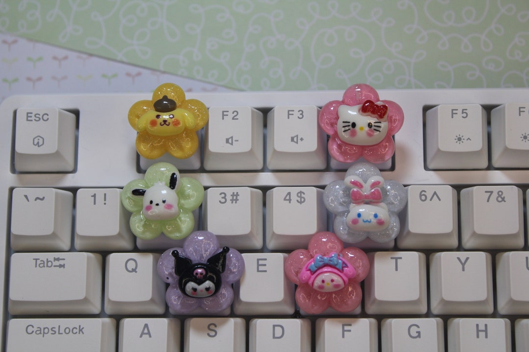 Kawaii Character Keycaps, Animal Keycaps, Cute Keycaps - 1pc - Etsy