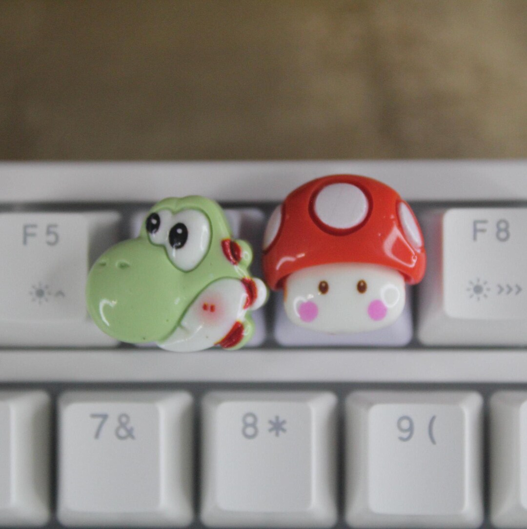 Game Character Keycap, Mushroom Keycap, Lizard Keycap - 1 Pc - Etsy