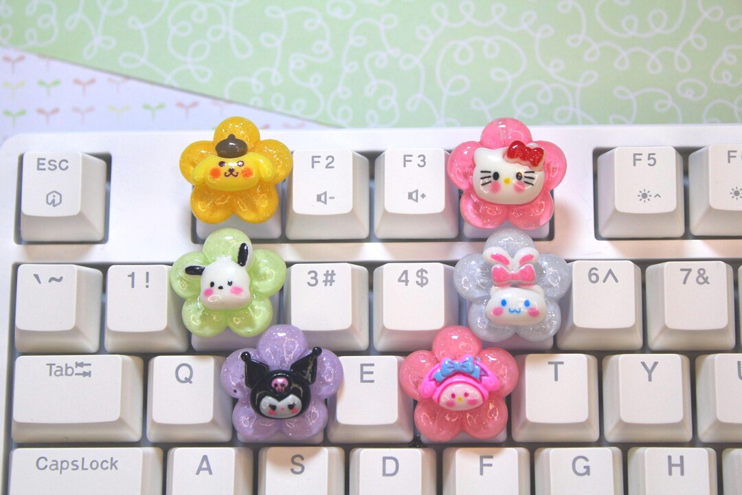 Kawaii Character Keycaps, Animal Keycaps, Cute Keycaps - 1pc - Etsy