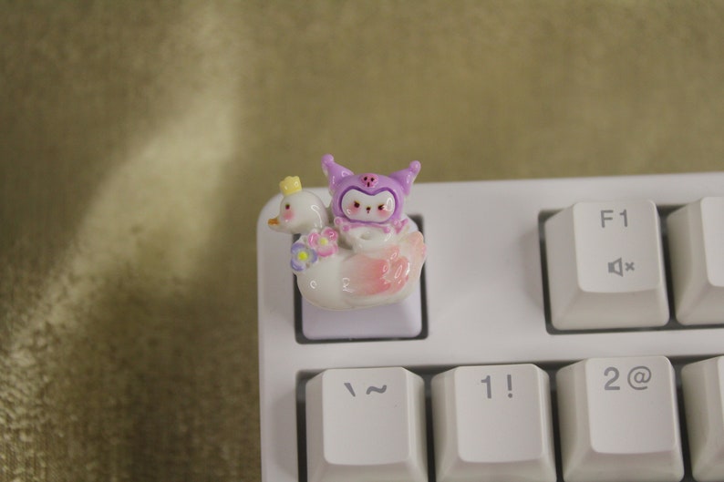 Kawaii Character Keycaps, Swan Keycaps, Animal Keycaps, Cute Keycaps ...