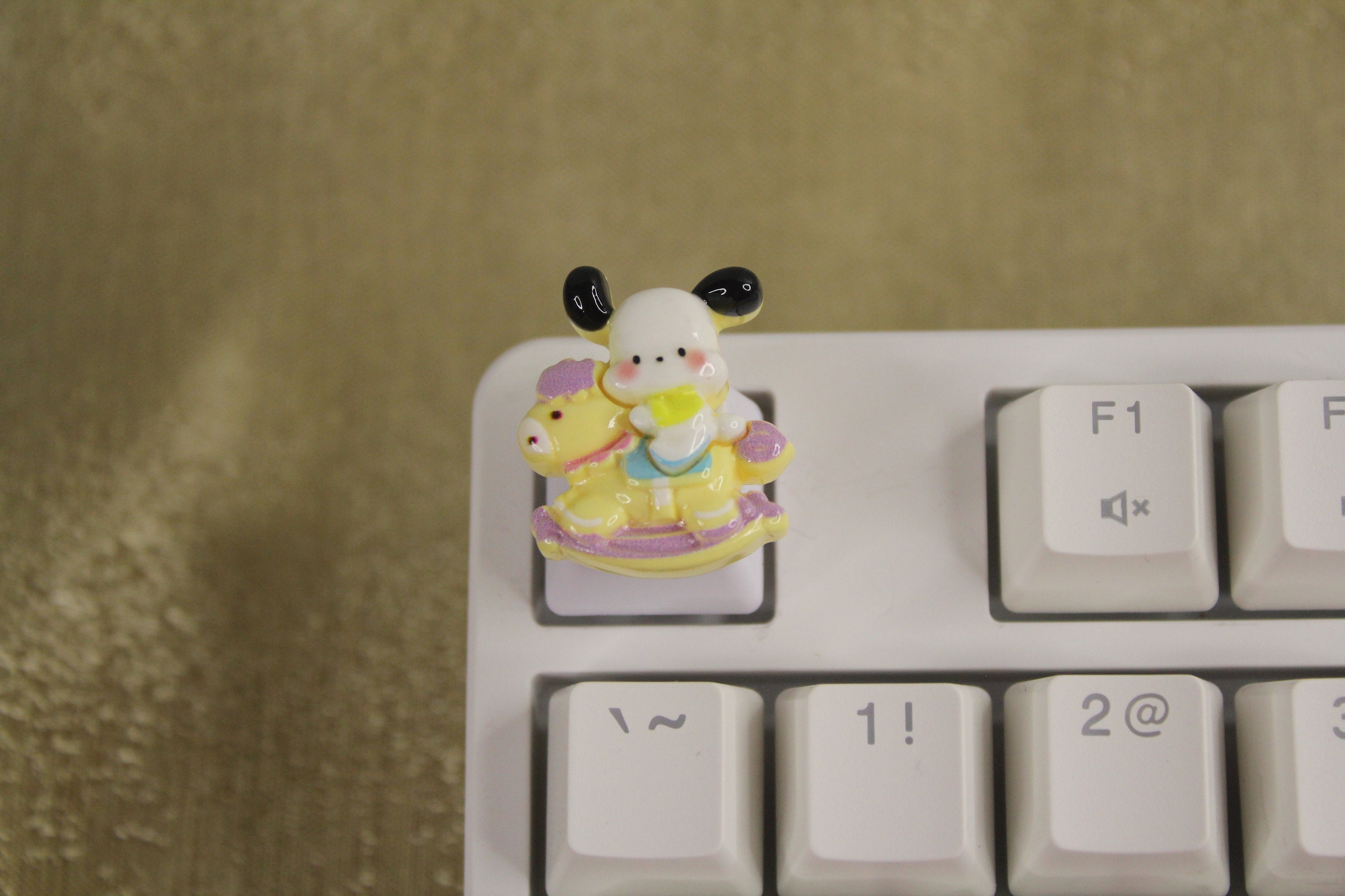 Kawaii Character Keycaps, Rockinghorse Keycap, Kitty Keycaps, Animal ...