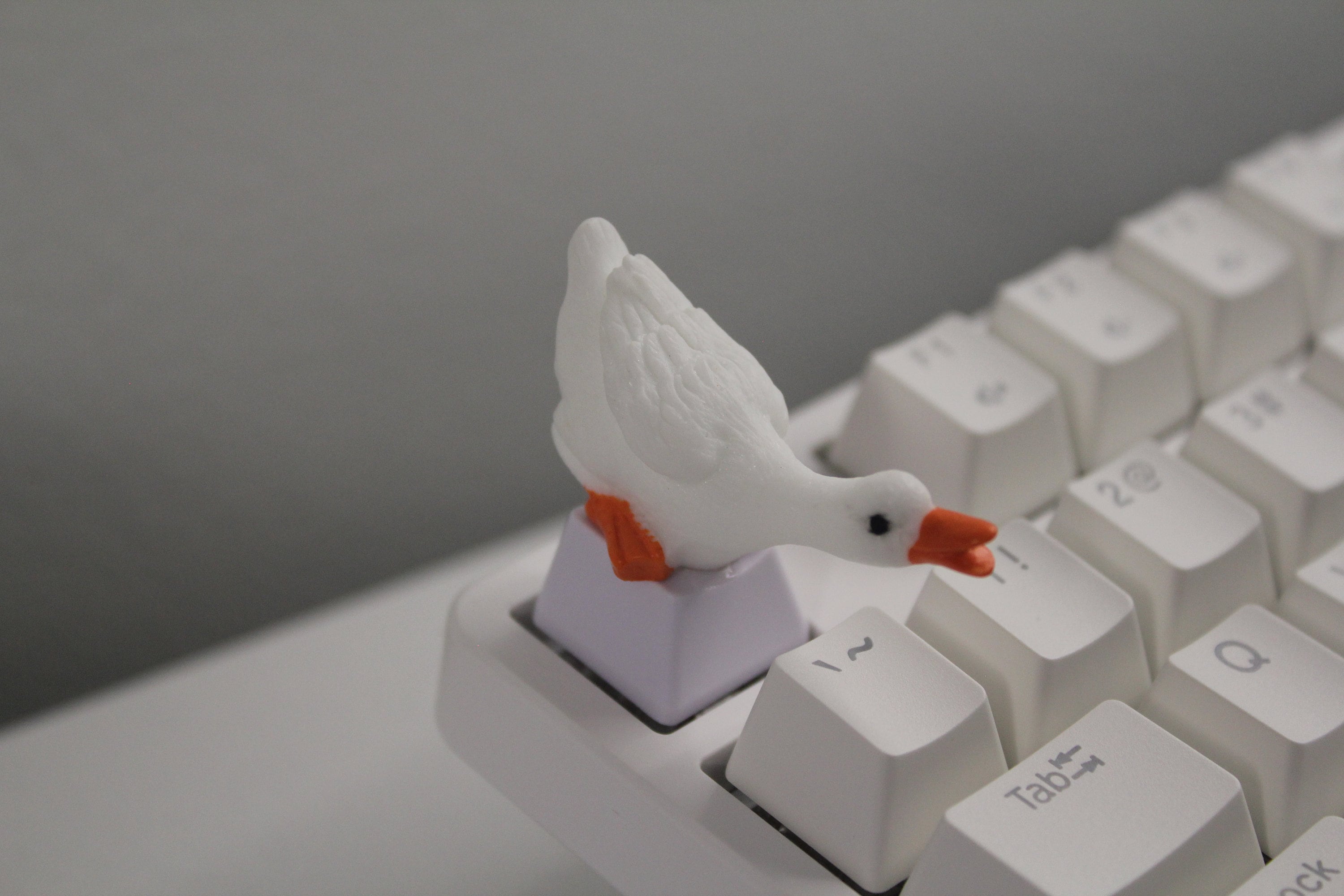 Kawaii Duck Character Keycaps, Goose Keycap, Animal Keycaps, Cute ...