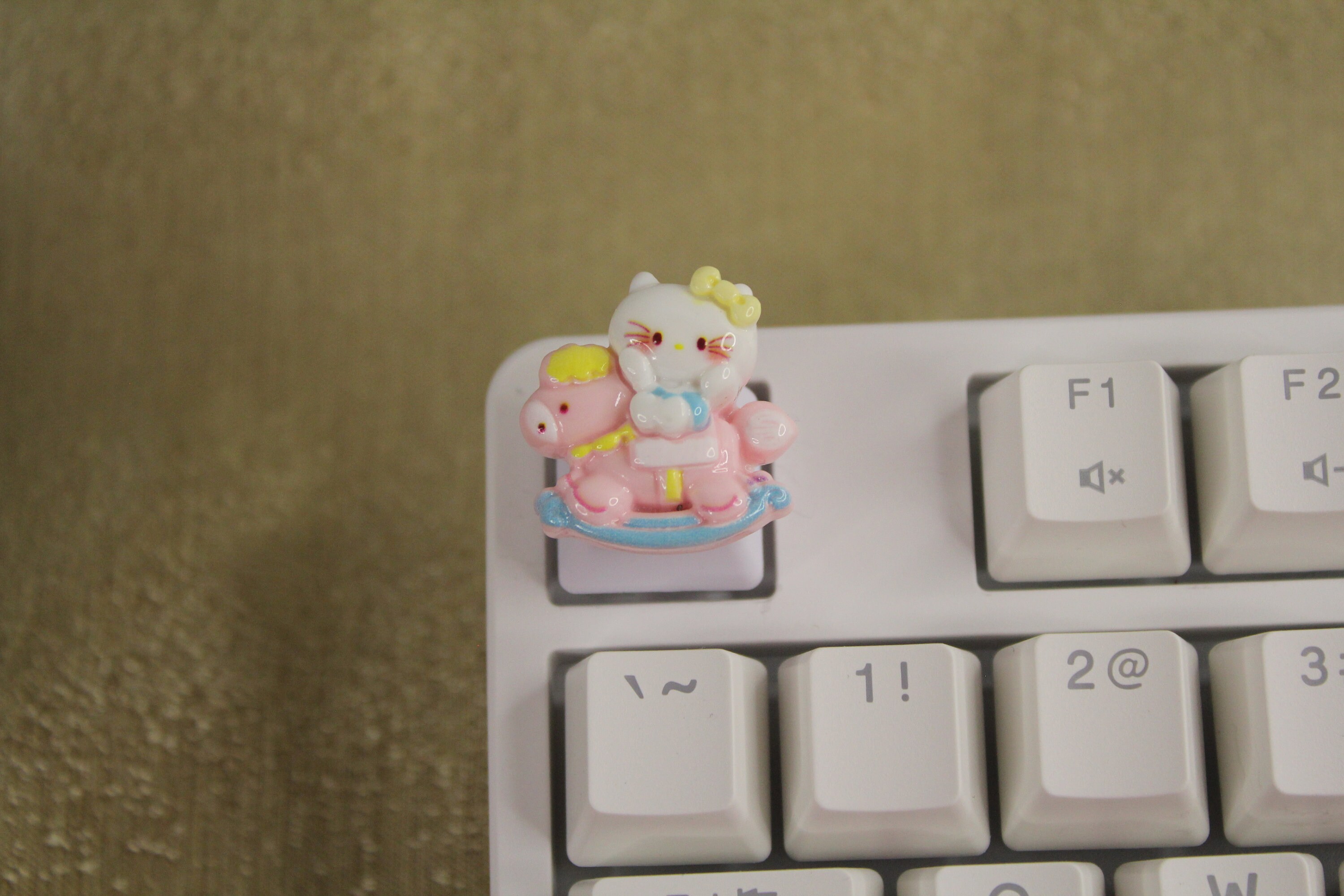 Kawaii Character Keycaps, Rockinghorse Keycap, Kitty Keycaps, Animal ...