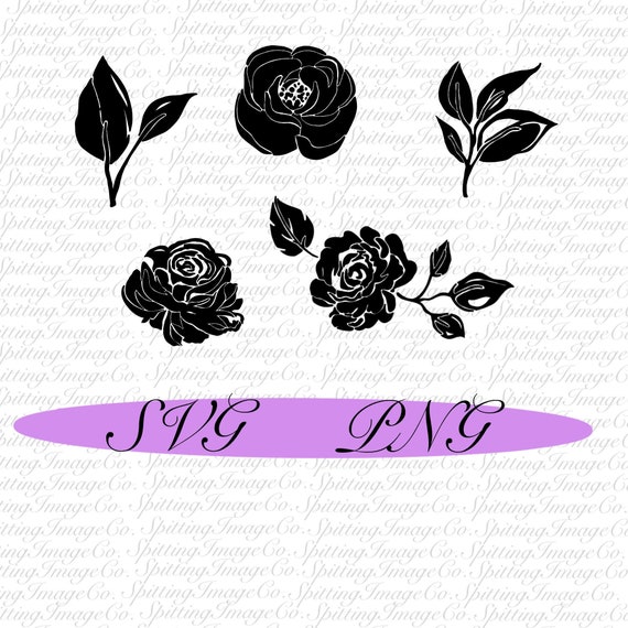 Rose SVG Bundle SVG Files for Cricut Clipart Cut Files for - Etsy