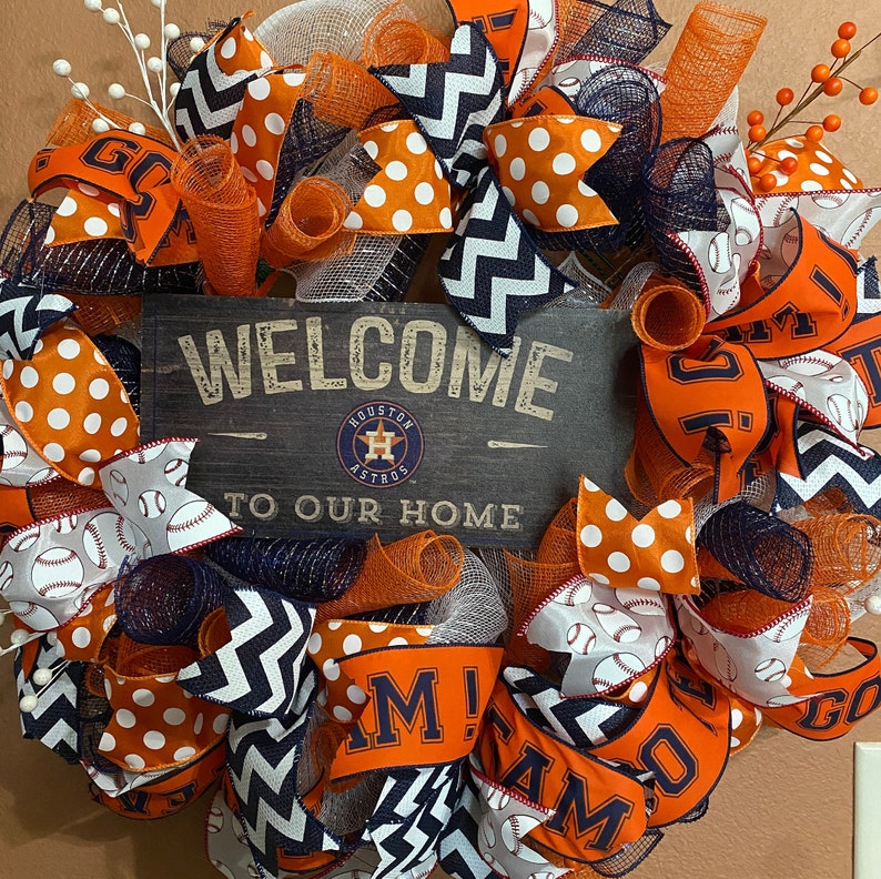 Houston Astros Wreath - Etsy