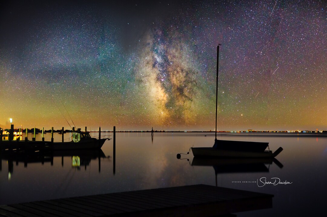 Milky Way Photo Print, Fire Island Seascape, Night Sky Art - Etsy
