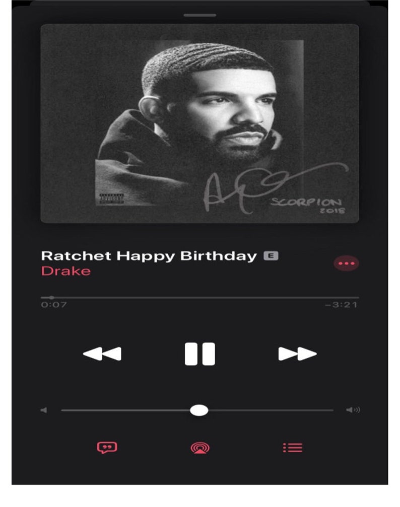 Drake Ratchet Happy Birthday Custom Edible Image Cake Topper - Etsy Canada