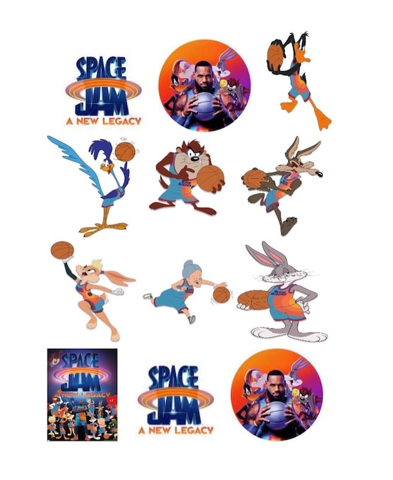 Space Jam Custom Edible Image Toppers - Etsy