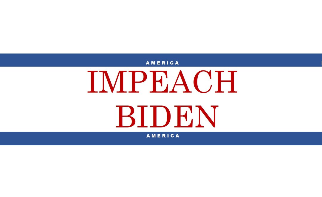 Impeach Biden Bumper Sticker - Etsy