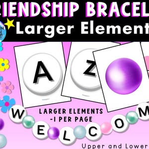 Larger Sized Elements | Friendship Bracelet Bulletin Board Kit ...