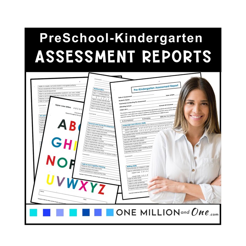 Preschool Assessment - Etsy