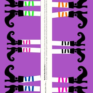 Halloween Borders | Bulletin Borders Printable Set | 50 Different ...