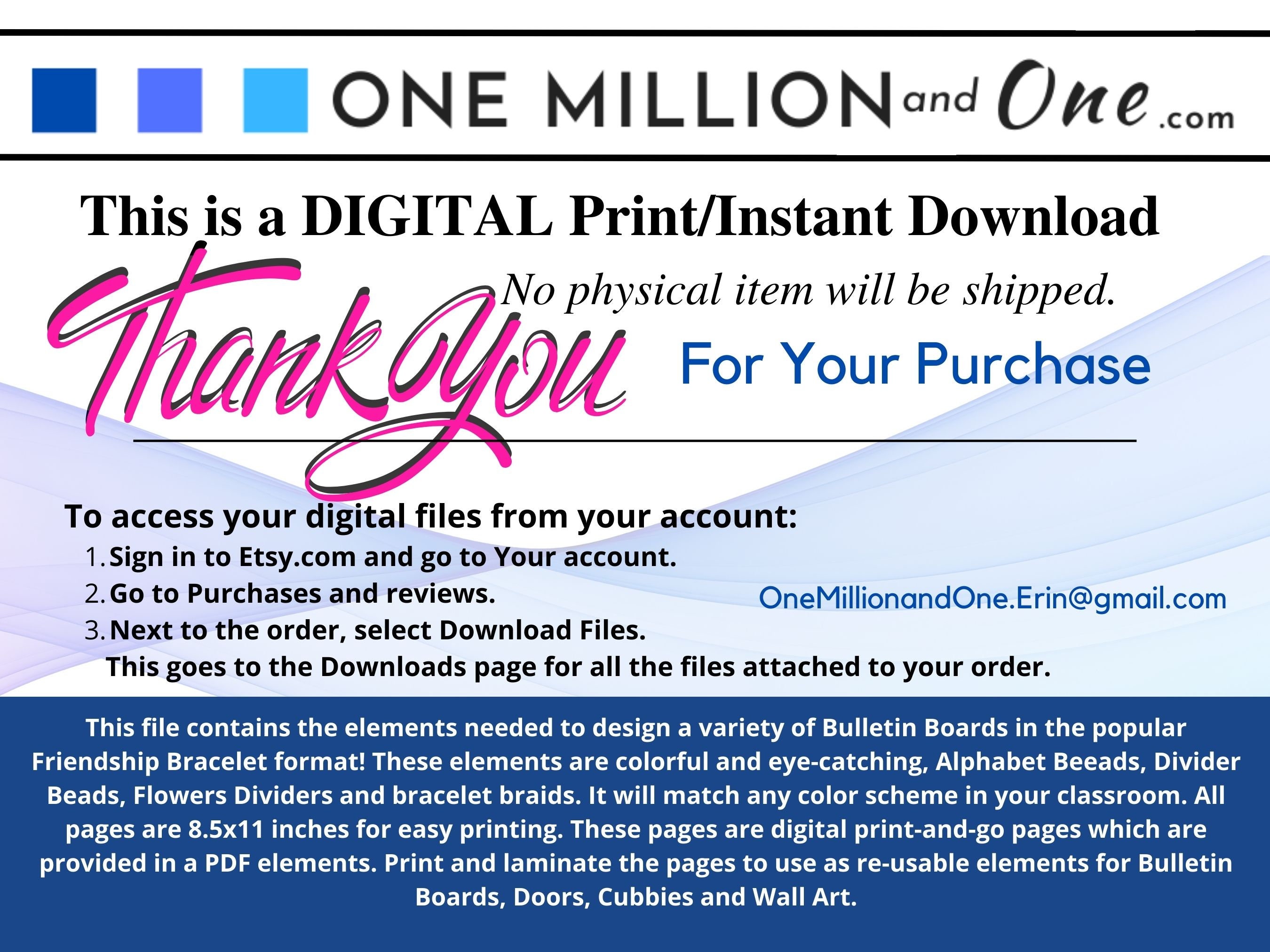 Friendship Bracelet Bulletin Board Set | Printable Classroom Decor ...