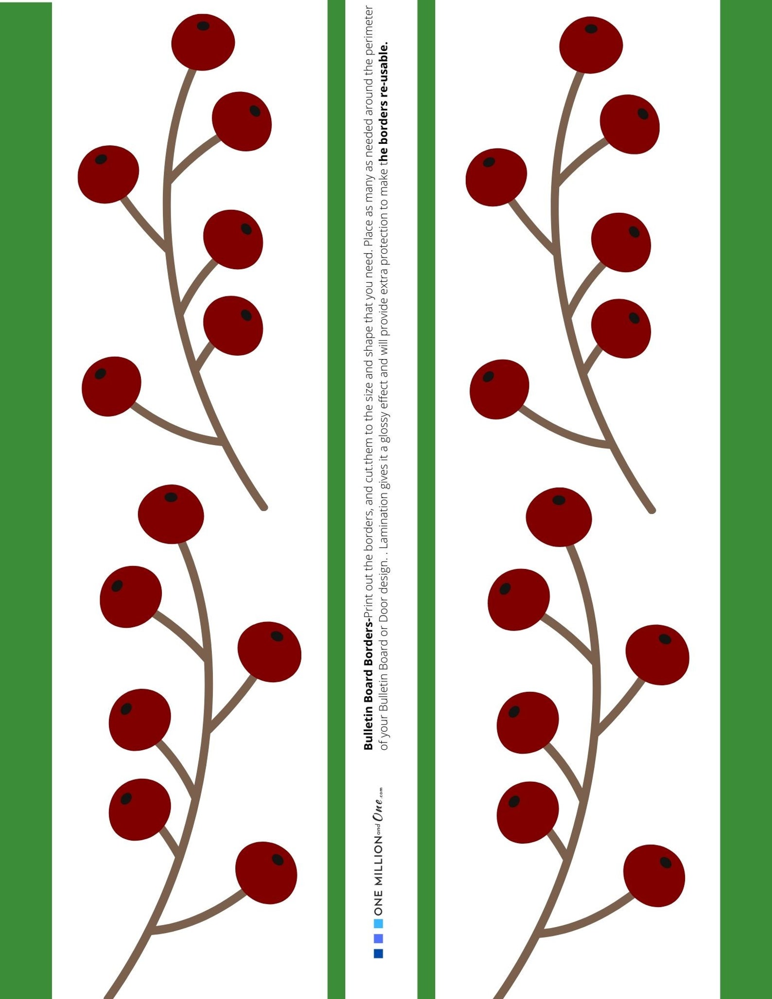Winter BORDERS | Bulletin Board BORDER Set | Printable Set | Border ...