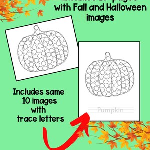 Dotter Activity Pages for Fall and Halloween-early Learners-dot Art ...