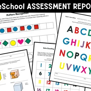 Pre-kindergarten Assessment and Portfolio Forms Packet | Preschool-pre ...